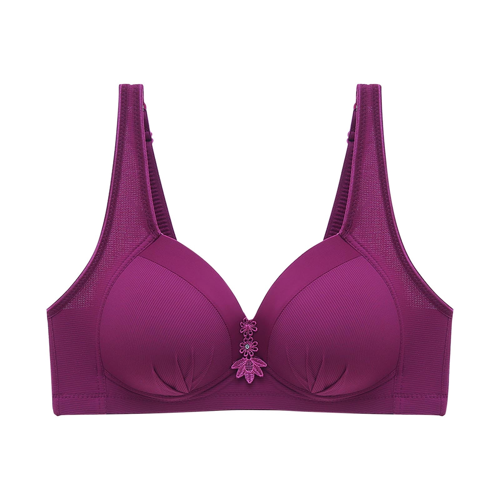 Bigersell Push-Up Bras Women Wire-Free Bra Style B-2 Back Buckle Bras ...