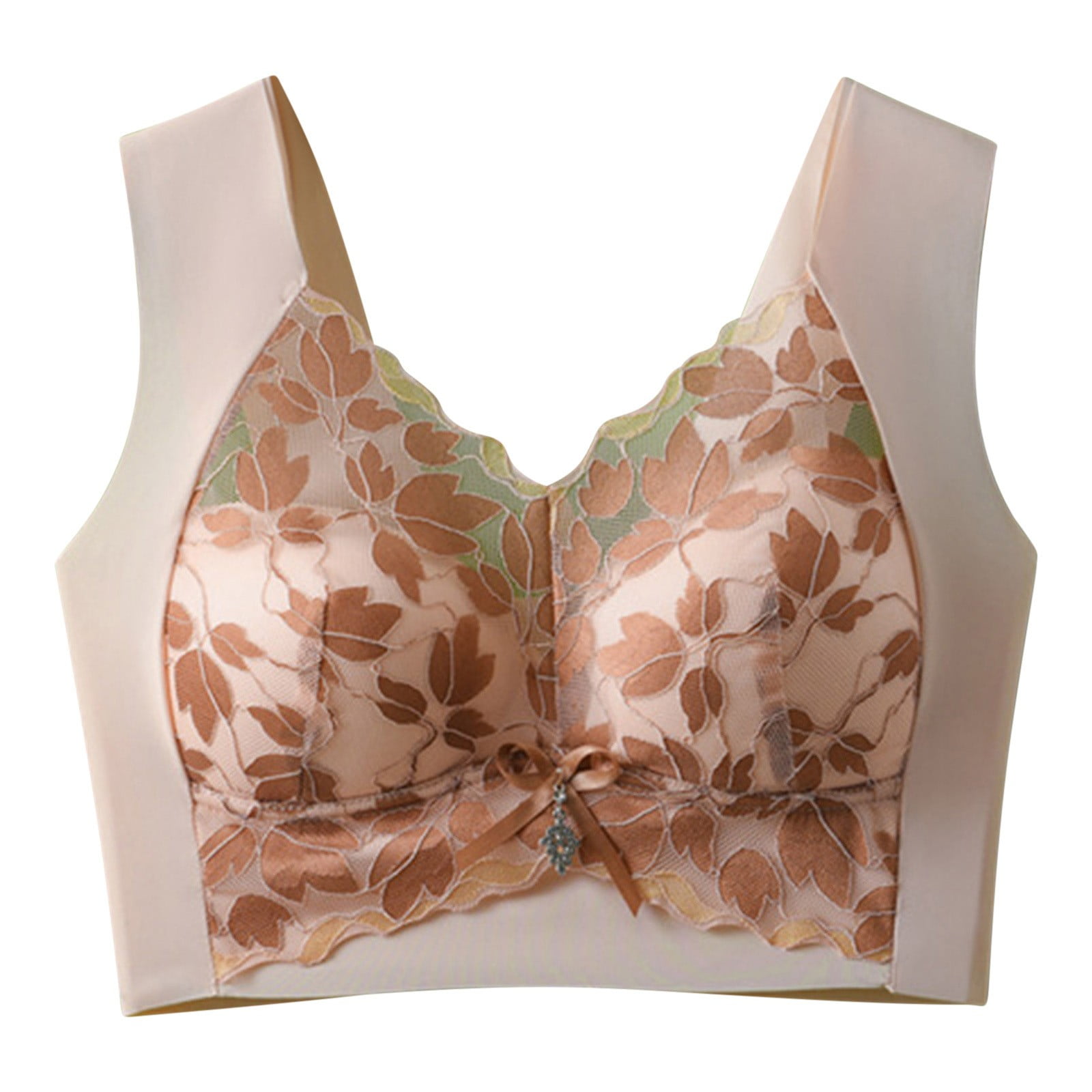 Bigersell Push-up Back Smoothing Bra Upgrade Women Plus Sized Lace Push ...