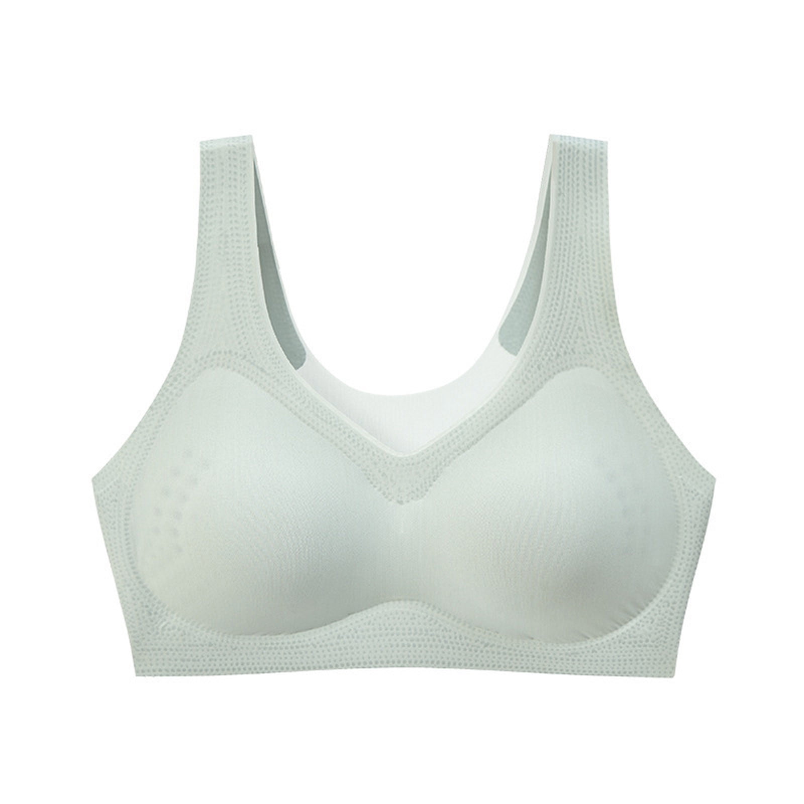 Bigersell Seamless Pullover Bras Women Pull-On Bras Back-Smoothing ...