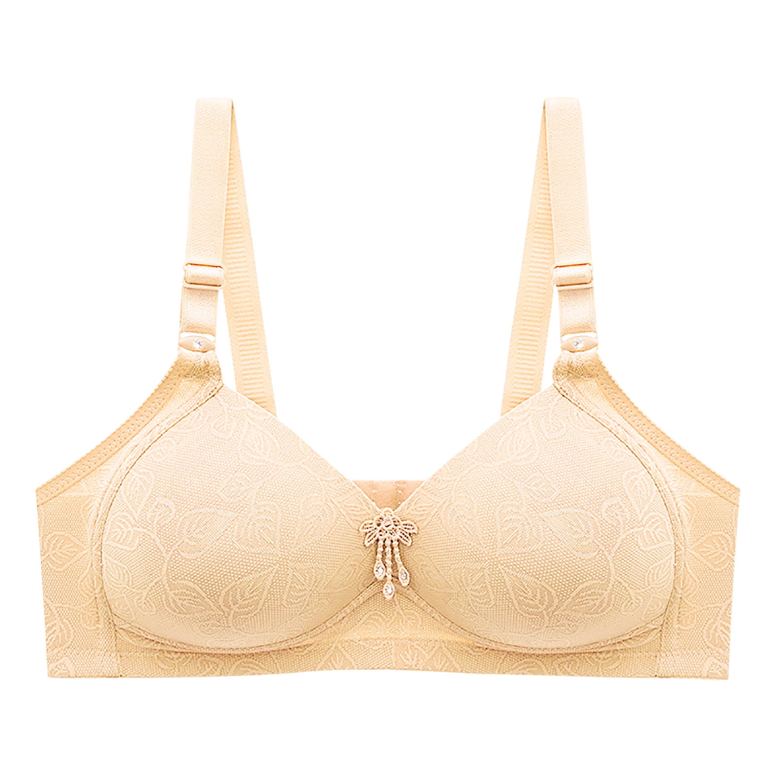 Bigersell Soft Bra Women Bra No Underwire Push Up Underwear Vest-Style ...