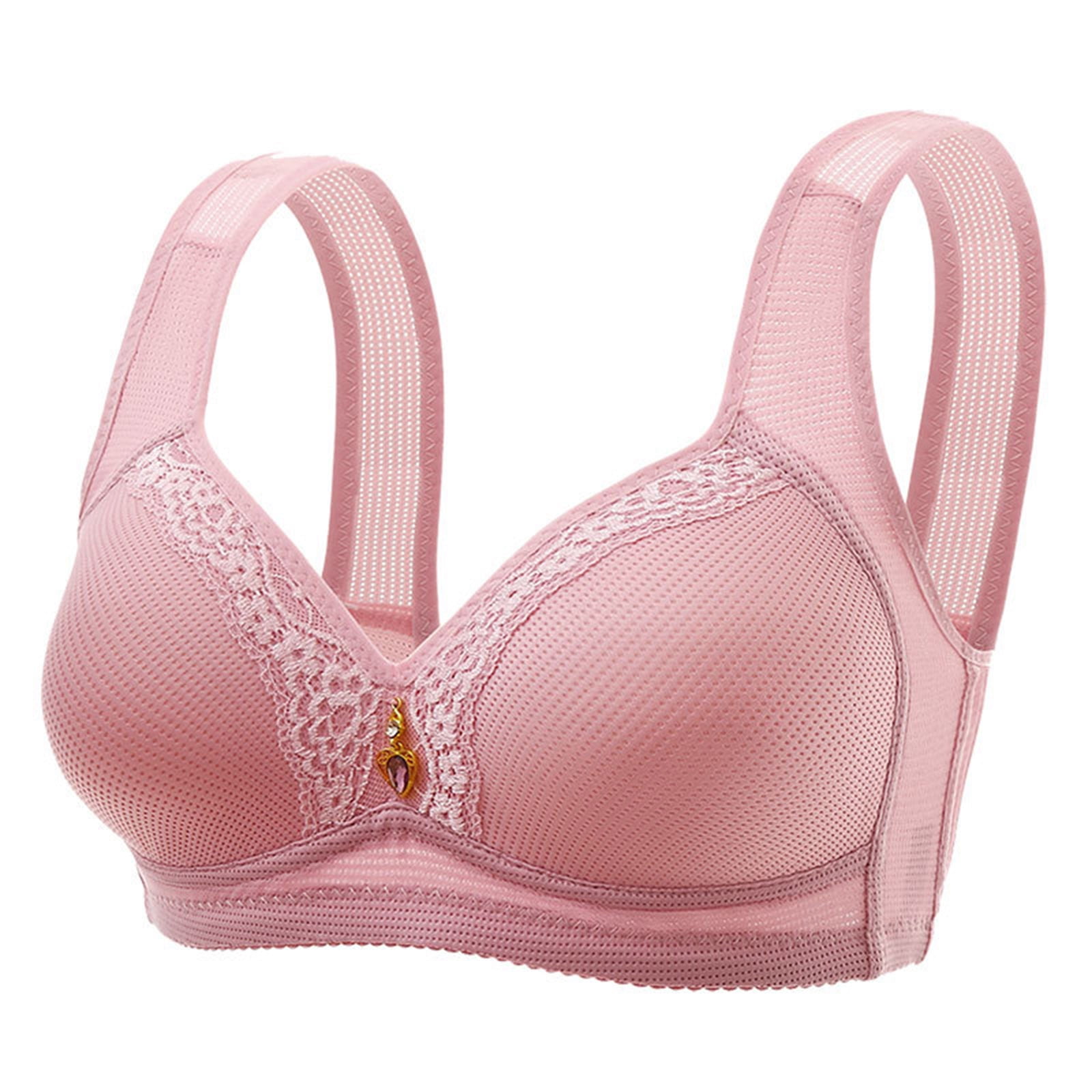 Bigersell Sports Bras for Women Bras Comfortable Breathable Solid Non ...