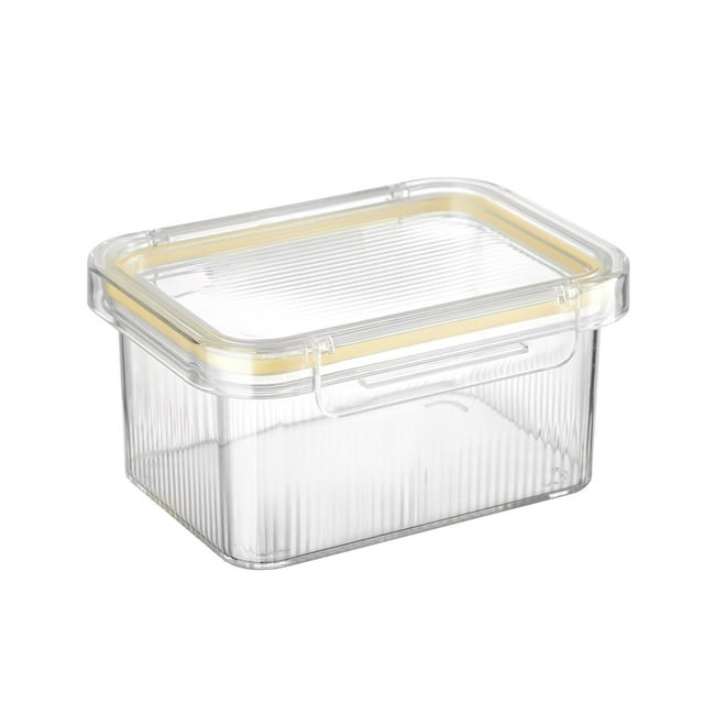 Bigersell Stackable Food Storage Containers with Lids Clear Empty ...