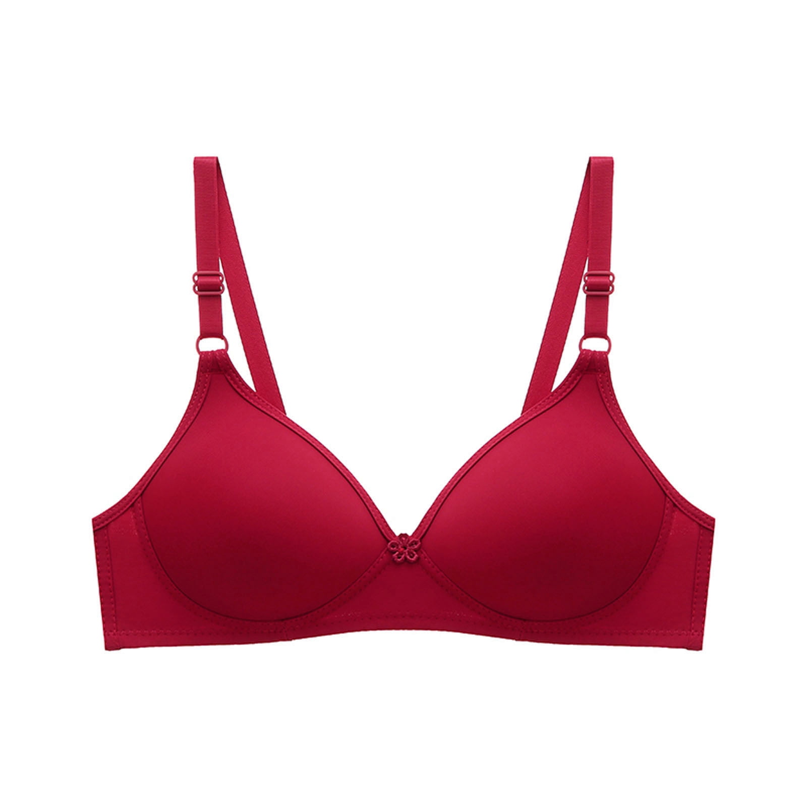 Bigersell T-Shirt Bras for Women Comfort Soft Lightly Lined Wireless ...
