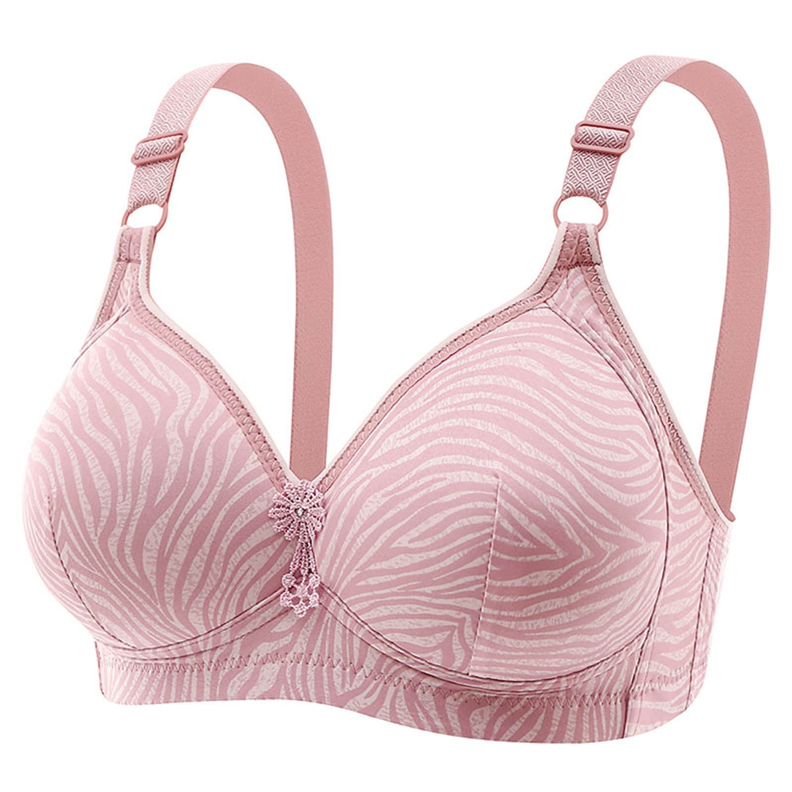 Bigersell Wireless Bra Women Embroidered Lace Comfortable Breathable ...