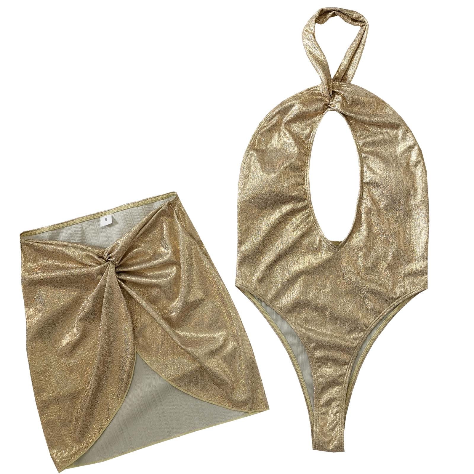 Bigersell Woman One-Piece Swimsuits Ladies One-Piece Bikini With Pad ...