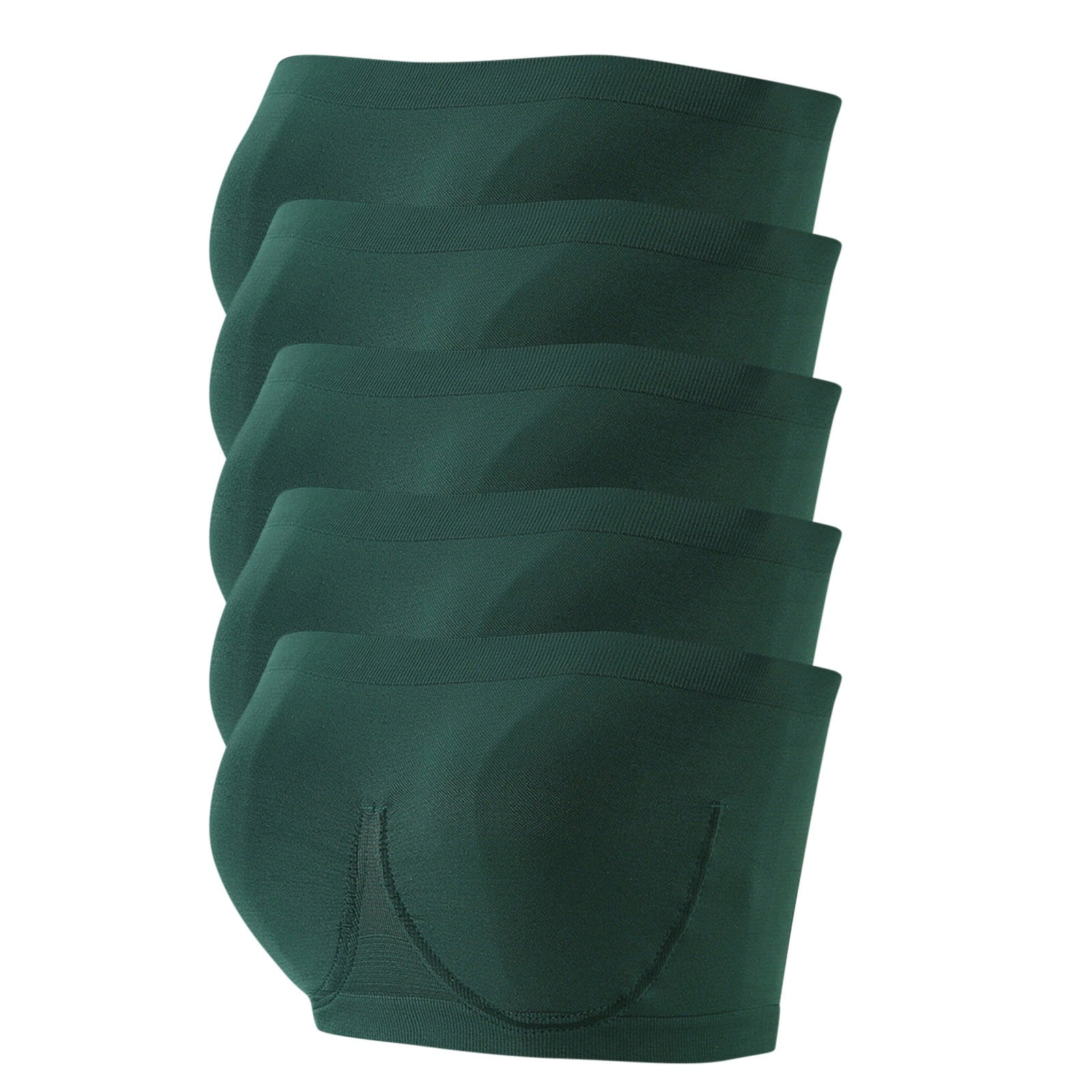 Bigersell Women Bandeau Bra Pack of 5 Women’s Plus Size Strapless Bra ...