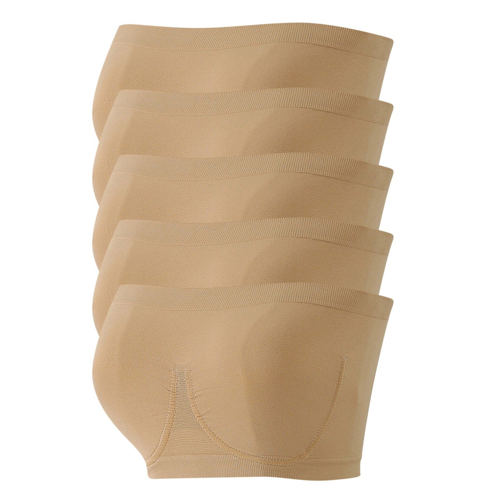 Bigersell Women Bandeau Bra Pack of 5 Women’s Plus Size Strapless Bra ...