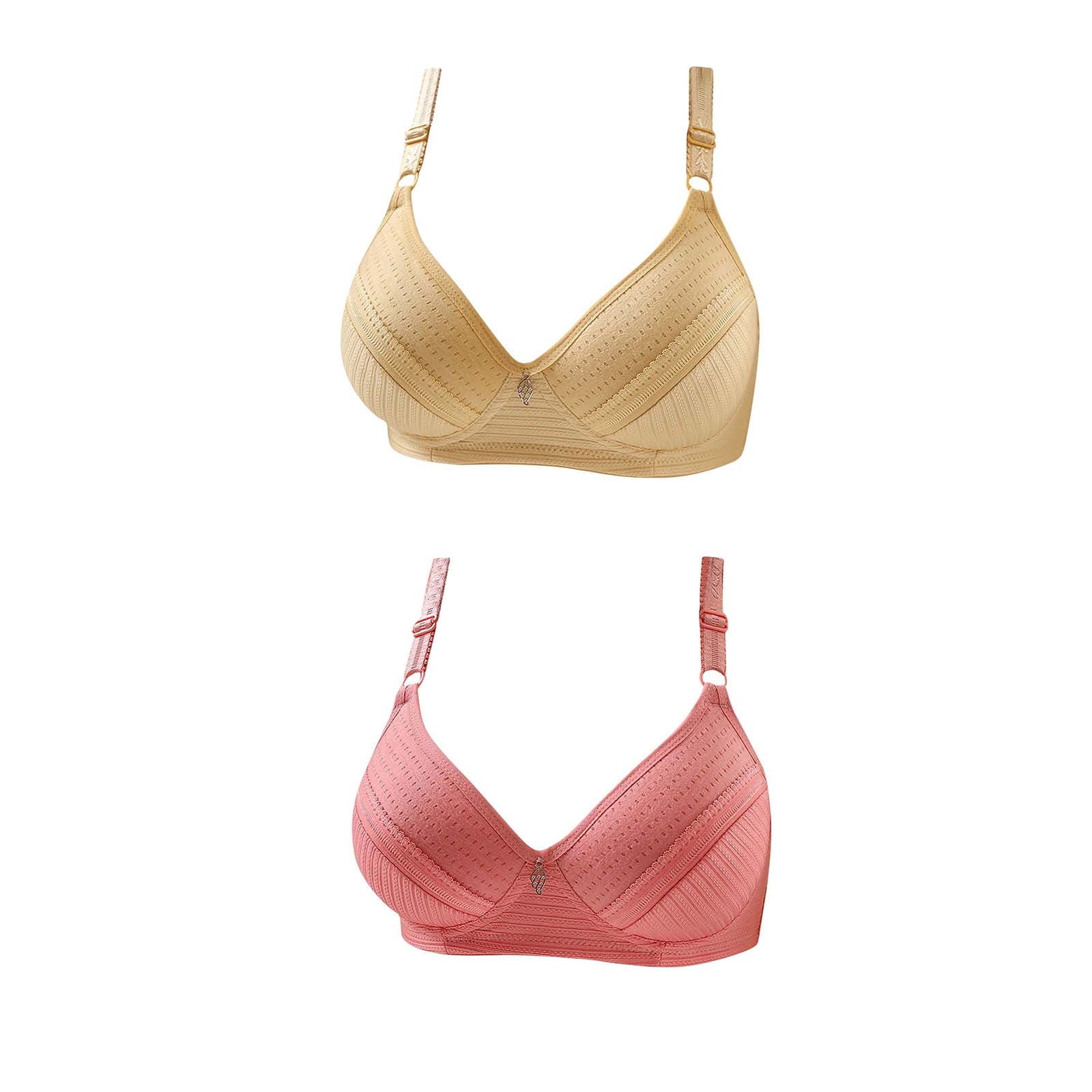 Bigersell Women Bra Sets 2 Piece Women's Plus Size Wireless Bras Ladies ...