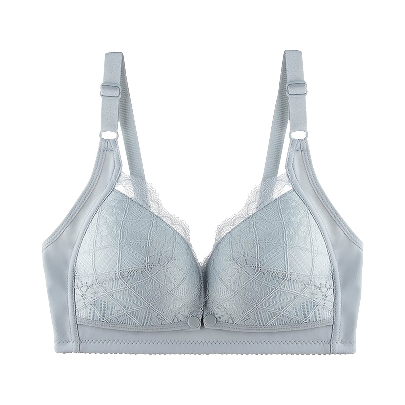 Bigersell Women Front Snap Closure Nursing Bras for Breastfeeding ...