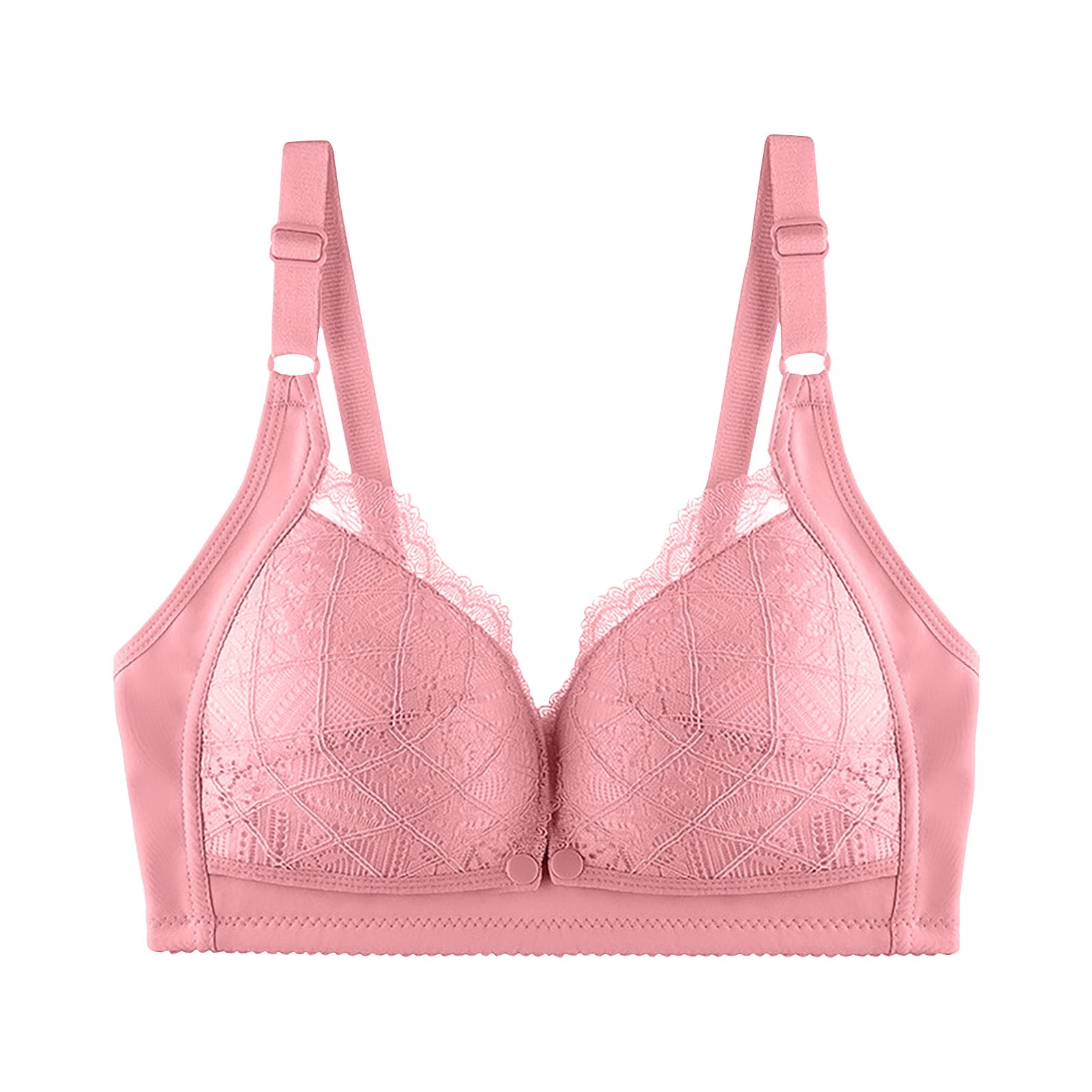 Bigersell Women Front Snap Closure Nursing Bras for Breastfeeding ...