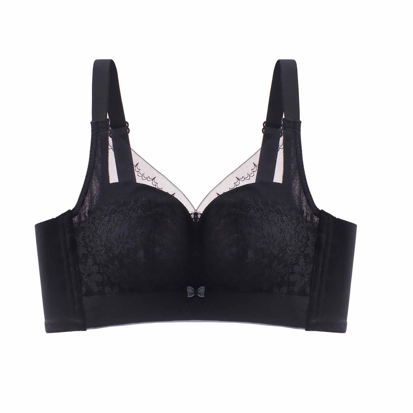 Bigersell Women Push up Lace Bra Mesh Wireless Bras Women’s Sports Bras ...