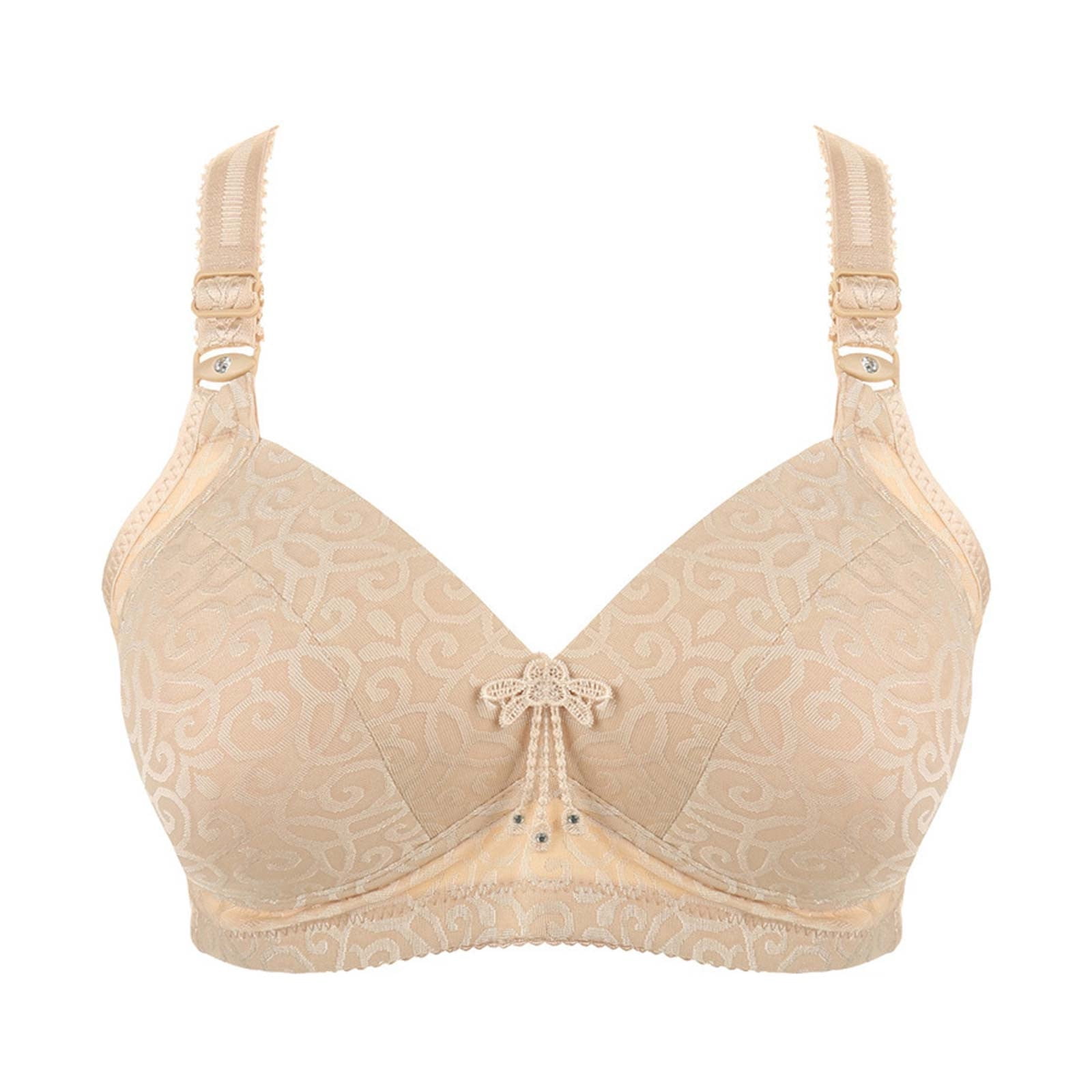 Bigersell Women Wireless Full-Coverage Bra Ladies Bras No Underwire ...