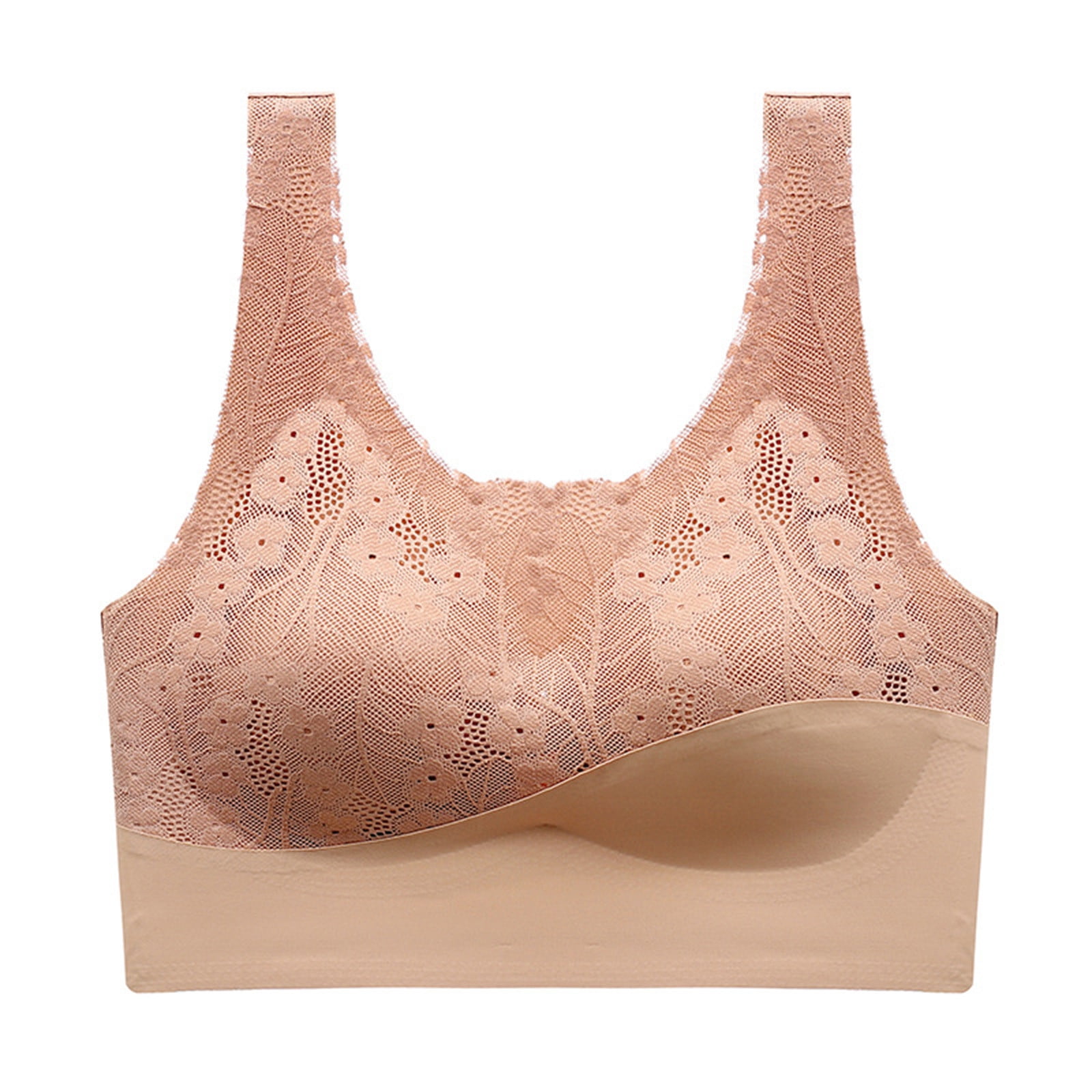 Bigersell Womens Bra and Panty Sets Lace Wrapped Chest Vest Thin Non ...