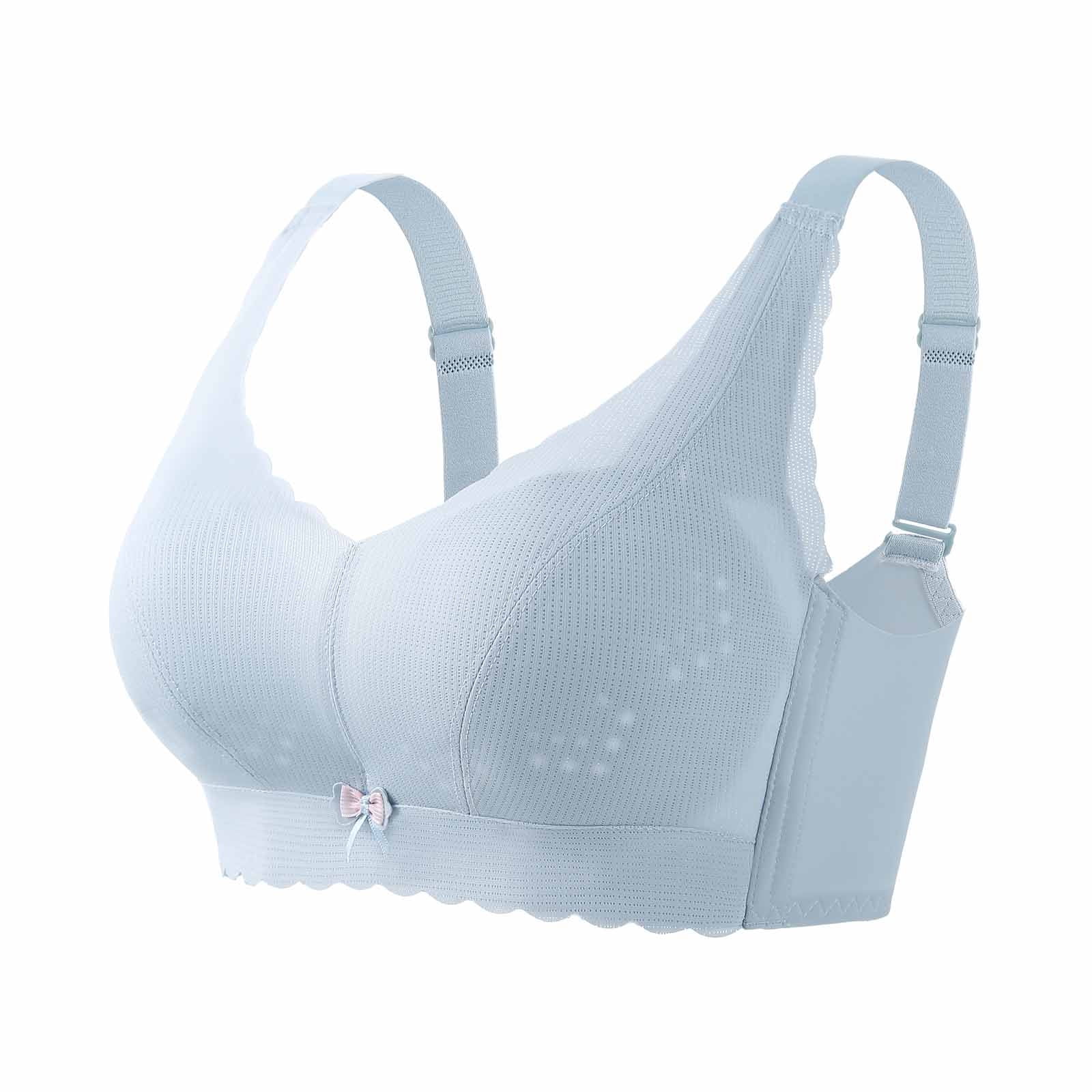 Bigersell Womens Bras No Underwire Full Support Push up Bras Mesh Lace ...