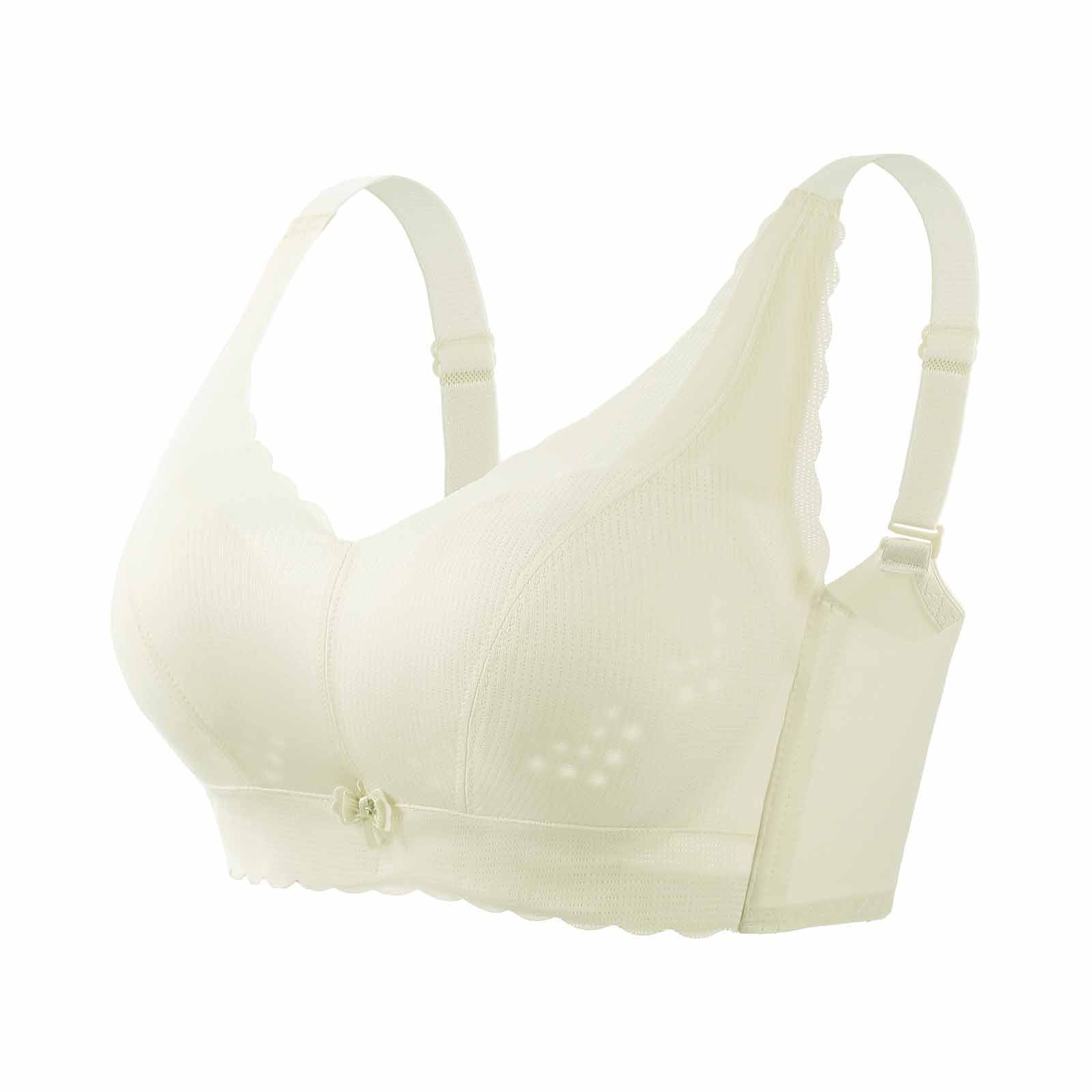 Bigersell Womens Bras No Underwire Full Support Push up Bras Mesh Lace ...