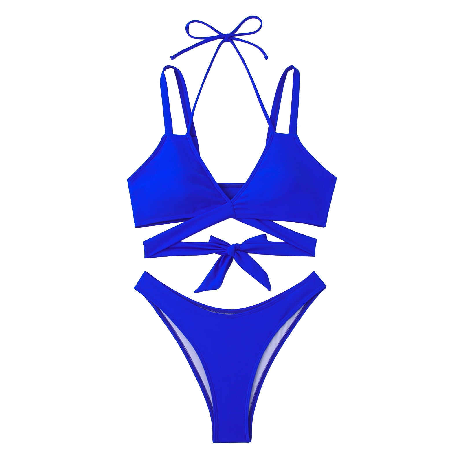 Bigersell Womens High Waisted Bathing Suits Summer Swimsuits Plus Size