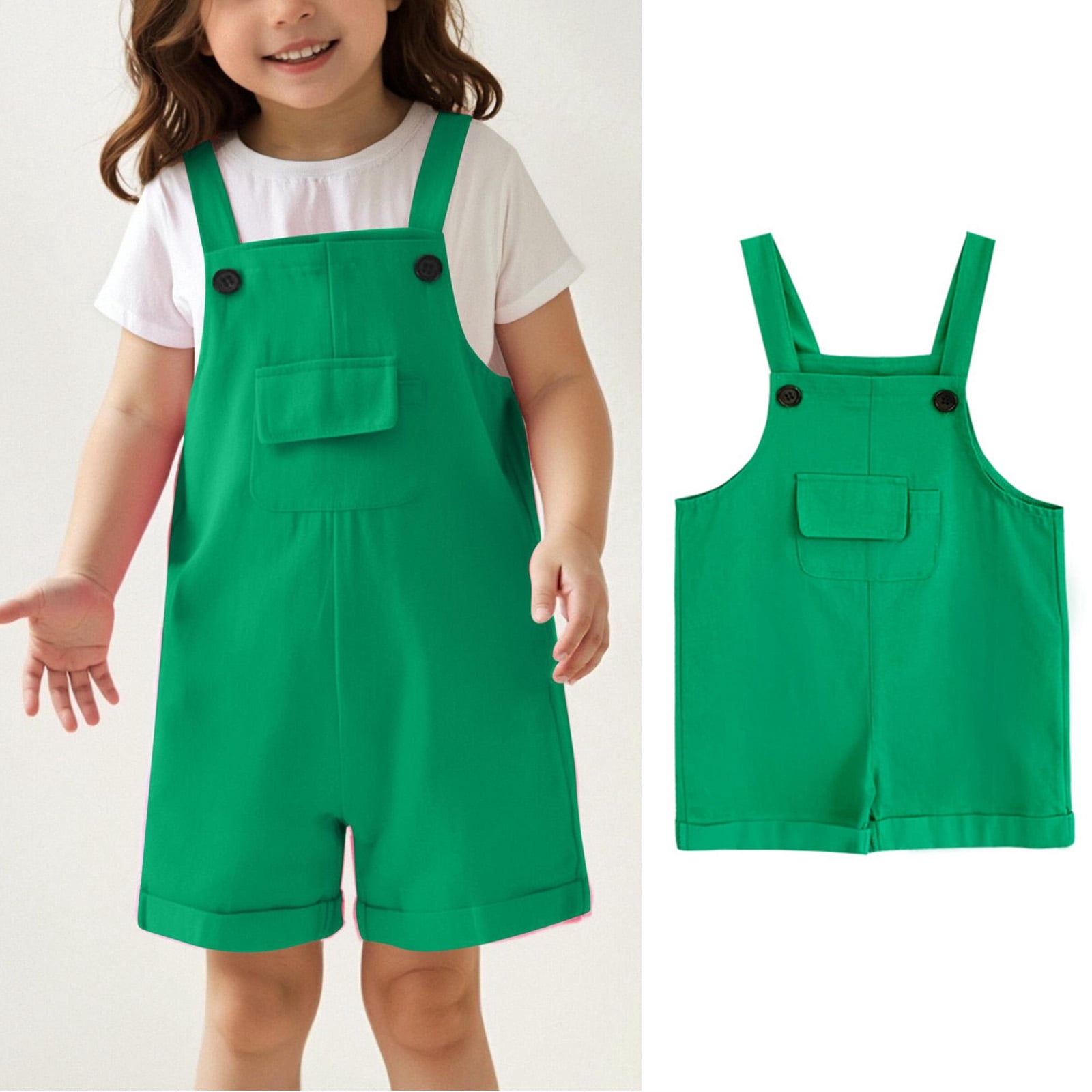 Bigetiay Teen Girls Casual Sleeveless Jumpsuits Back to School Romper ...