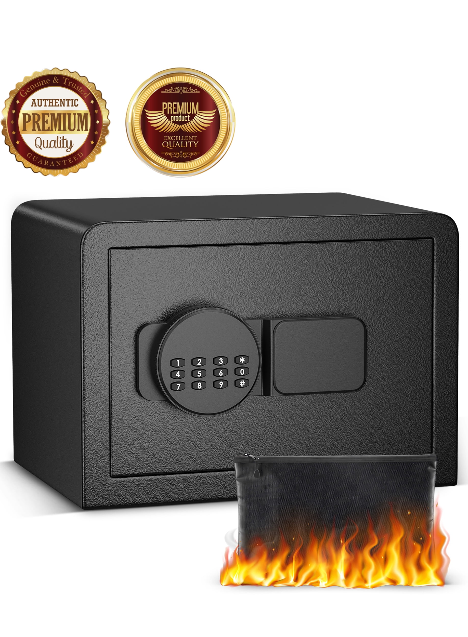 Bigfeliz 1.2 Cu.ft.Fire and Water Resistant Safes with Digital Keypad ...