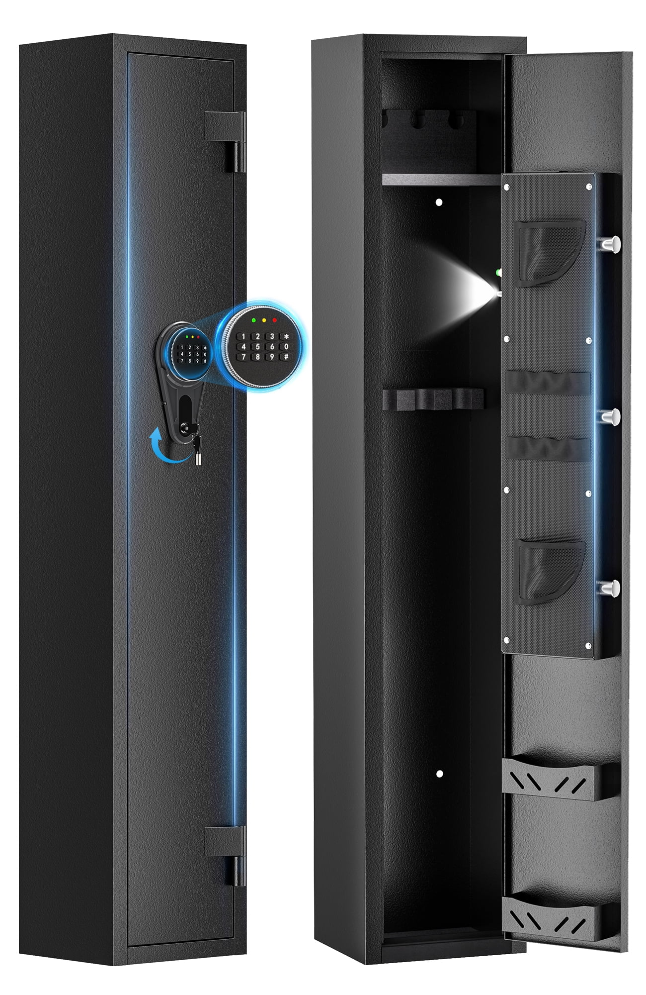 Bigfeliz 3-4 Gun Rifle Safe, Gun Safes for Home Rifle Quick Access Gun ...