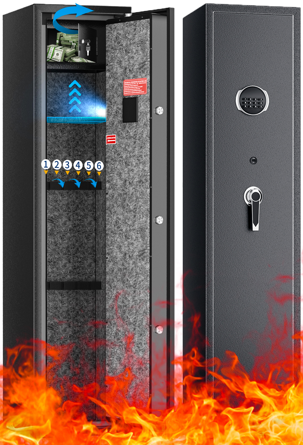 Crosman 1077 Repeat Air Rifle CO2 Powered .177 Pellet, Syn. Stk ...