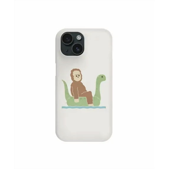 Bigfloat Funny Bigfoot Sasquatch Raft Phone Case for iPhone 16 15 14 13 ...
