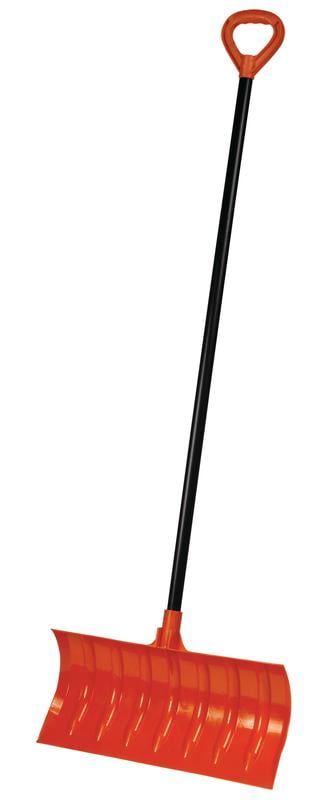 Bigfoot 21" Roller Snow Shovel - Metal Handle - Large D-Grip - Walmart.com