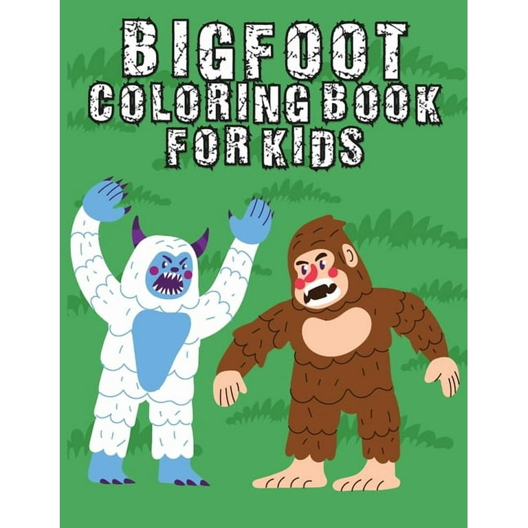 big foot coloring book