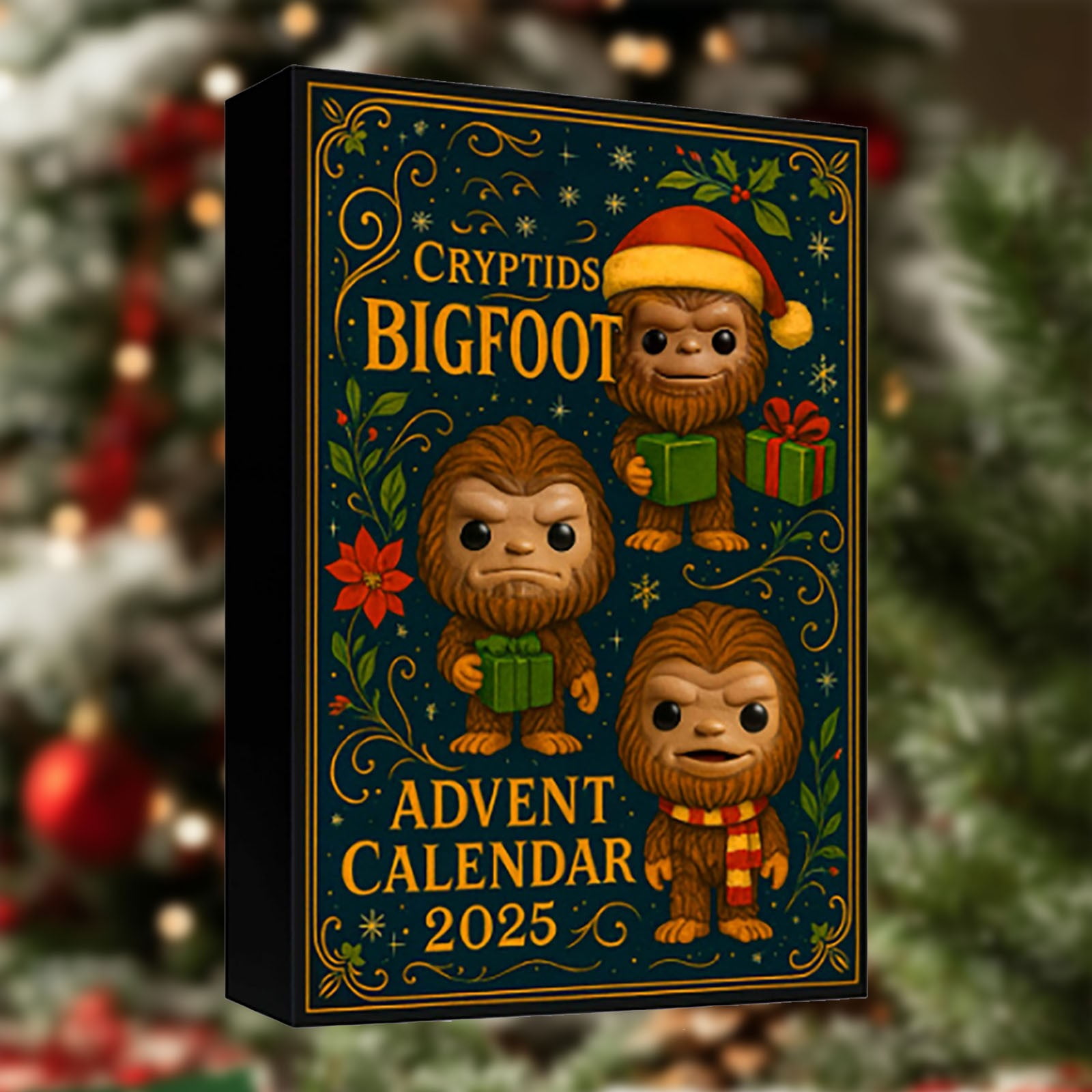Bigfoot Advent Calendar 2025 – 24 Days of Festive Bigfoot Figurines in ...