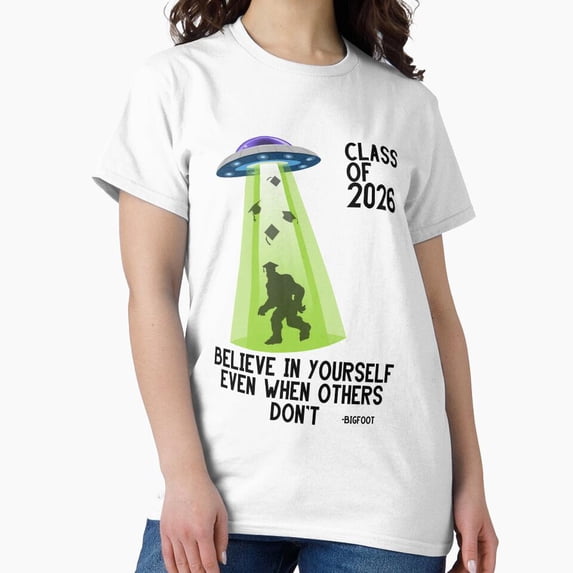 Bigfoot Alien Abduction Graduation Senior Class Of Shirt, Graduation ...