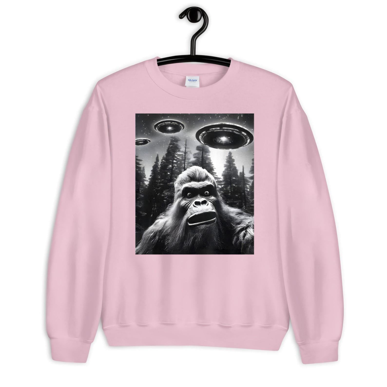 Bigfoot Alien UFO Graphic Shirt Funny Cryptid Style New Instock-TH27287 ...