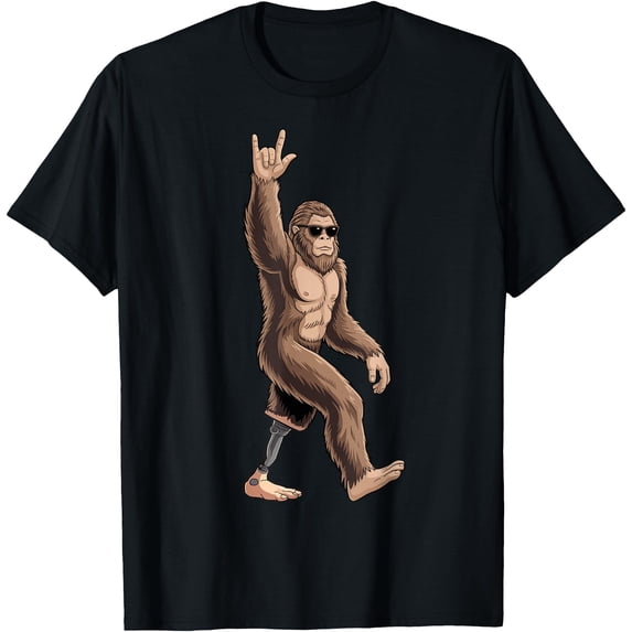 Bigfoot Amputee T-Shirt - Walmart.com