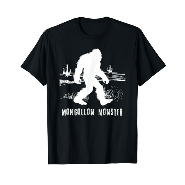 Bigfoot Arizona Cryptid Sasquatch Mongollon Monster Black T-Shirt ...