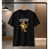 Bigfoot Banjo Player "Pluck Around And Find Out" Funny T-Shirt, for men ...