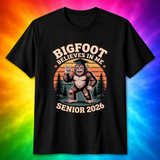 Bigfoot Believes In Me Senior 2026 Graduation T-Shirt, for men & women ...