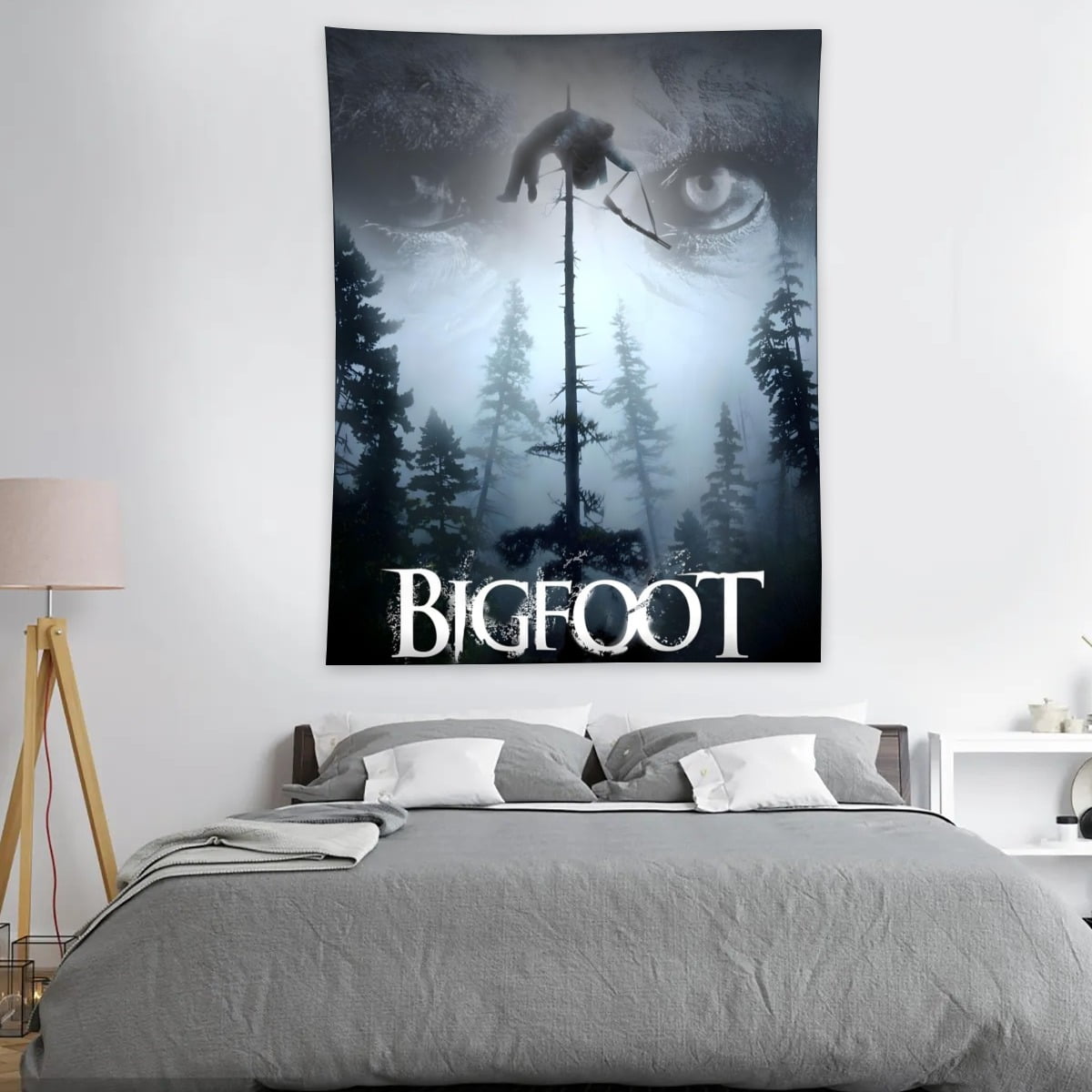 Bigfoot Big Foot-Theme Anti-pilling Tapestry Gift Wall Hanging Backdrop ...