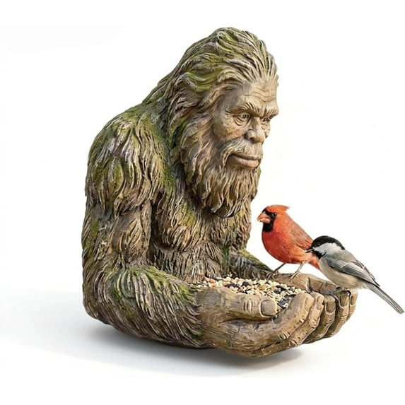 Bigfoot Bird Feeder, Bird Feeders for Outdoors Hanging, Fun Wildlife ...