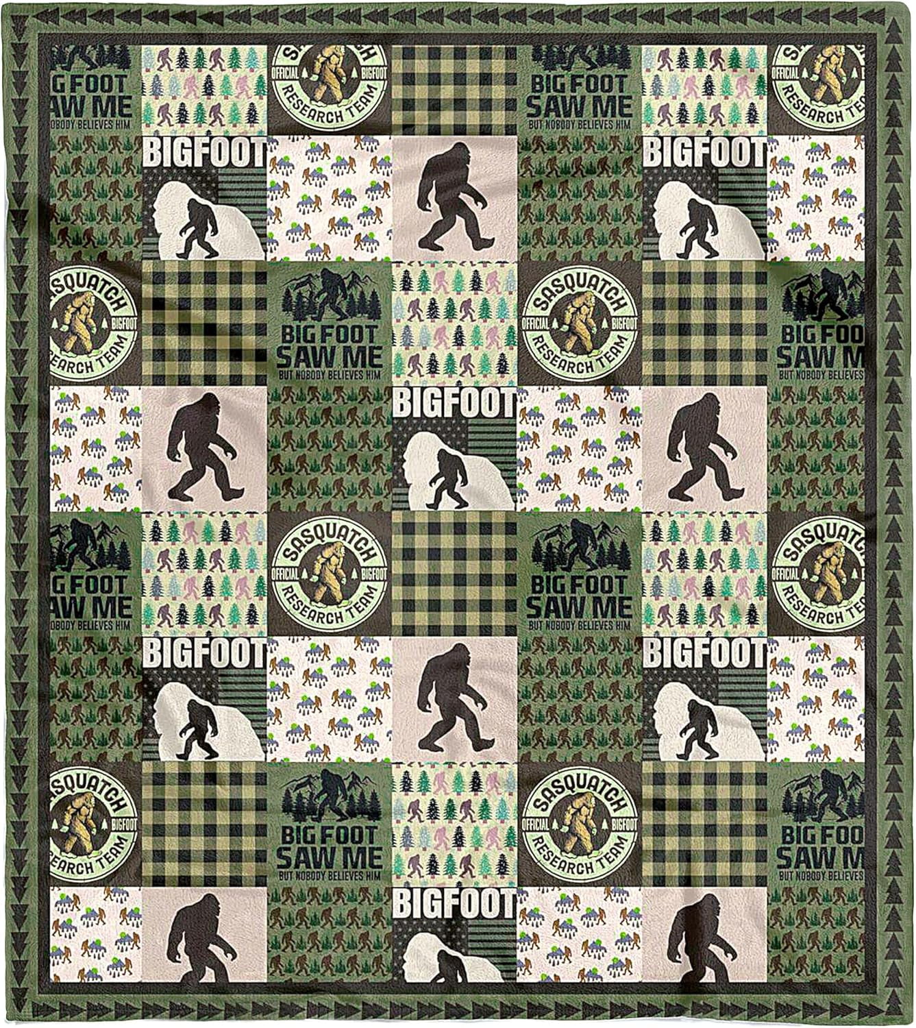 Bigfoot Blanket for Women Men Bigfoot Throws Blankets for Adults ...