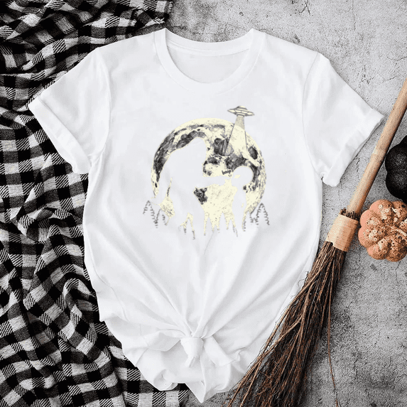 Bigfoot Boop Funny Alien Cryptid UFO Encounter Cartoon Unisex T-Shirt ...