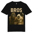 Bigfoot Bros Forest Creature Selfie Graphic Tee with Sasquatch Duo Art ...