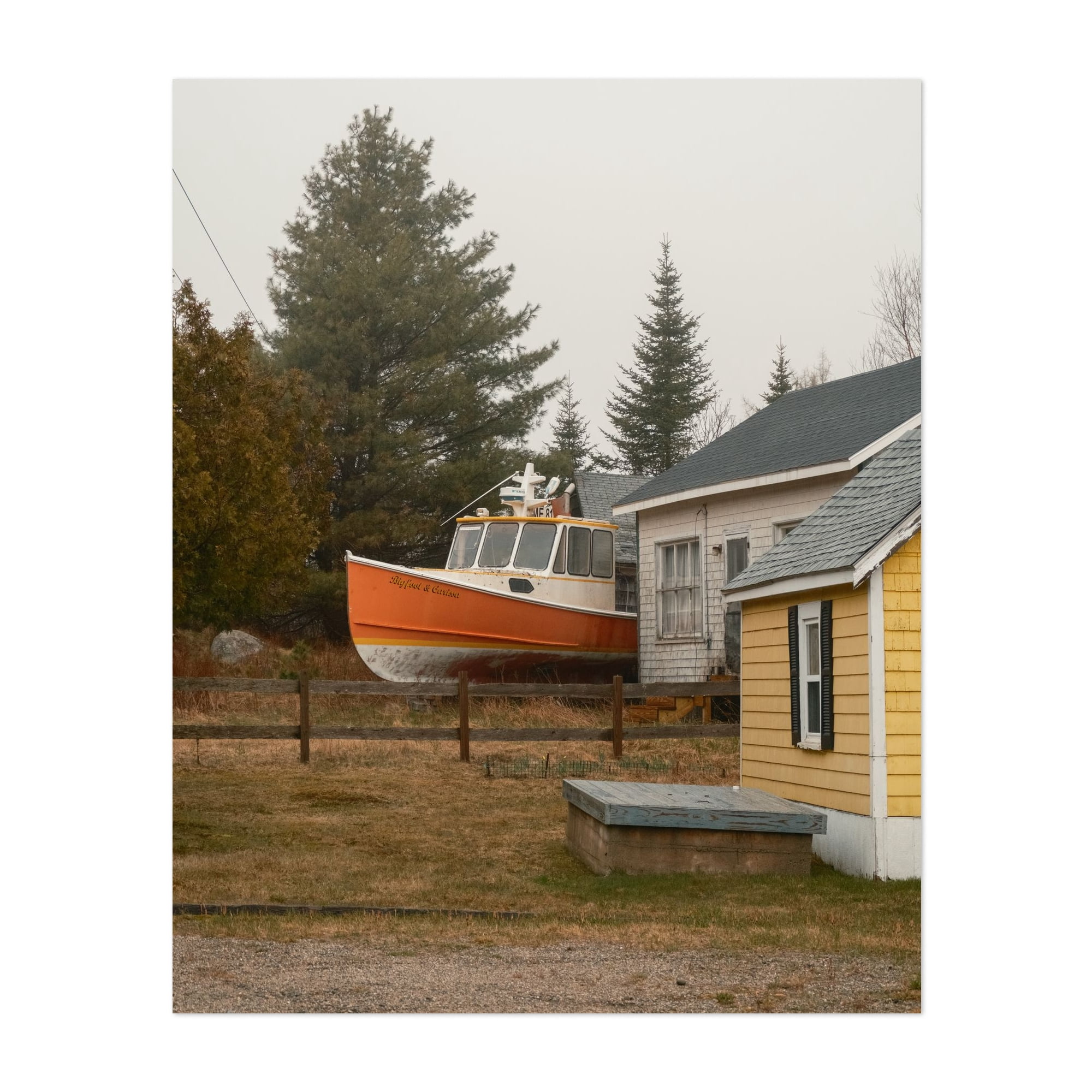 Bigfoot & Carissa 01 - Beals Maine Photography Boat Coastal Rustic ...