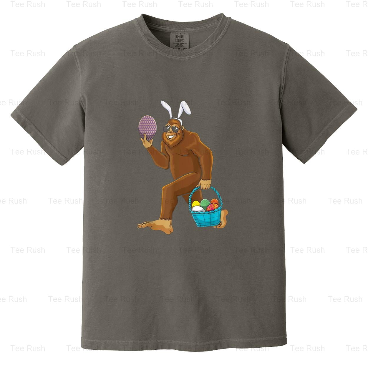 Bigfoot Carrying Eggs Funny Easter Sasquatch Lovers Easter Cryptid ...