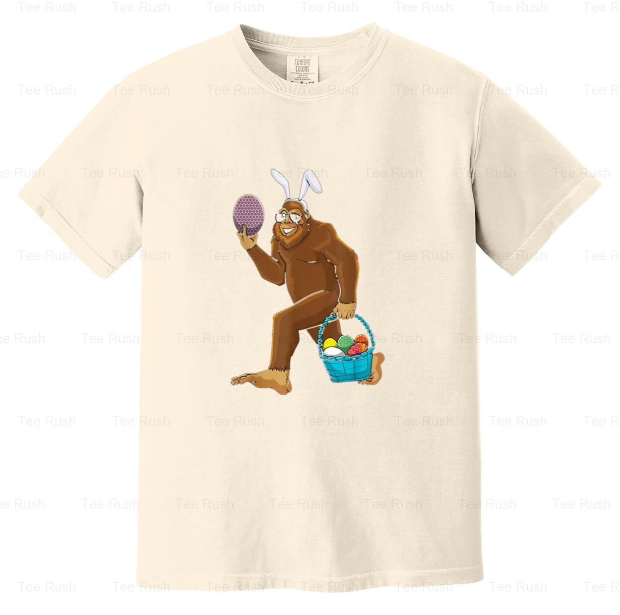 Bigfoot Carrying Eggs Funny Easter Sasquatch Lovers Easter Cryptid ...