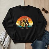 Bigfoot Carrying Taco Funny Mexican Food Lover Graphic For Men ...