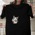 Bigfoot Cat Selfie T-Shirt Funny Sasquatch Cryptid Meme Bigfoot Unisex ...