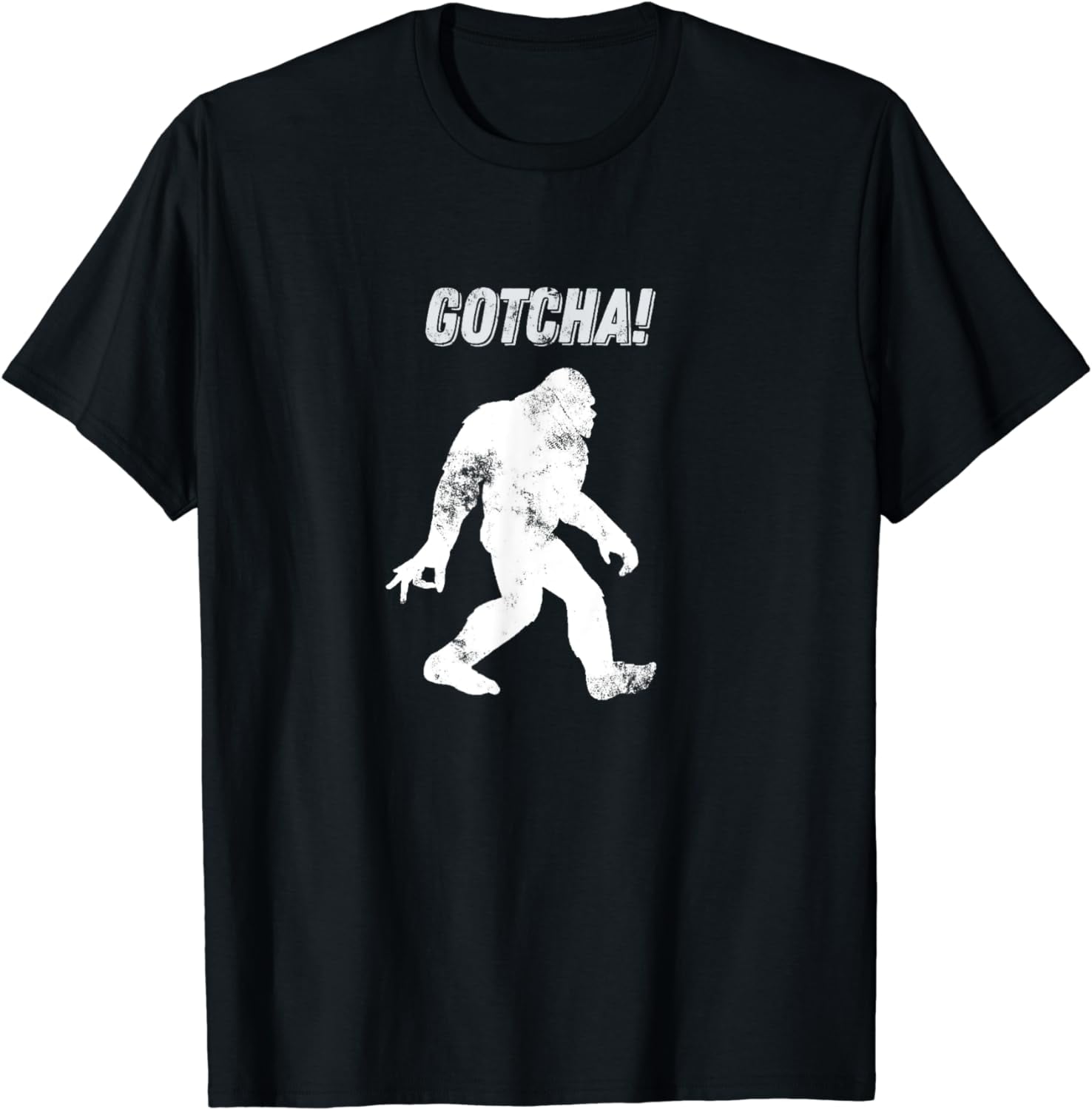 Bigfoot Circle Game Gotcha Meme ok hand T Shirt - Walmart.com