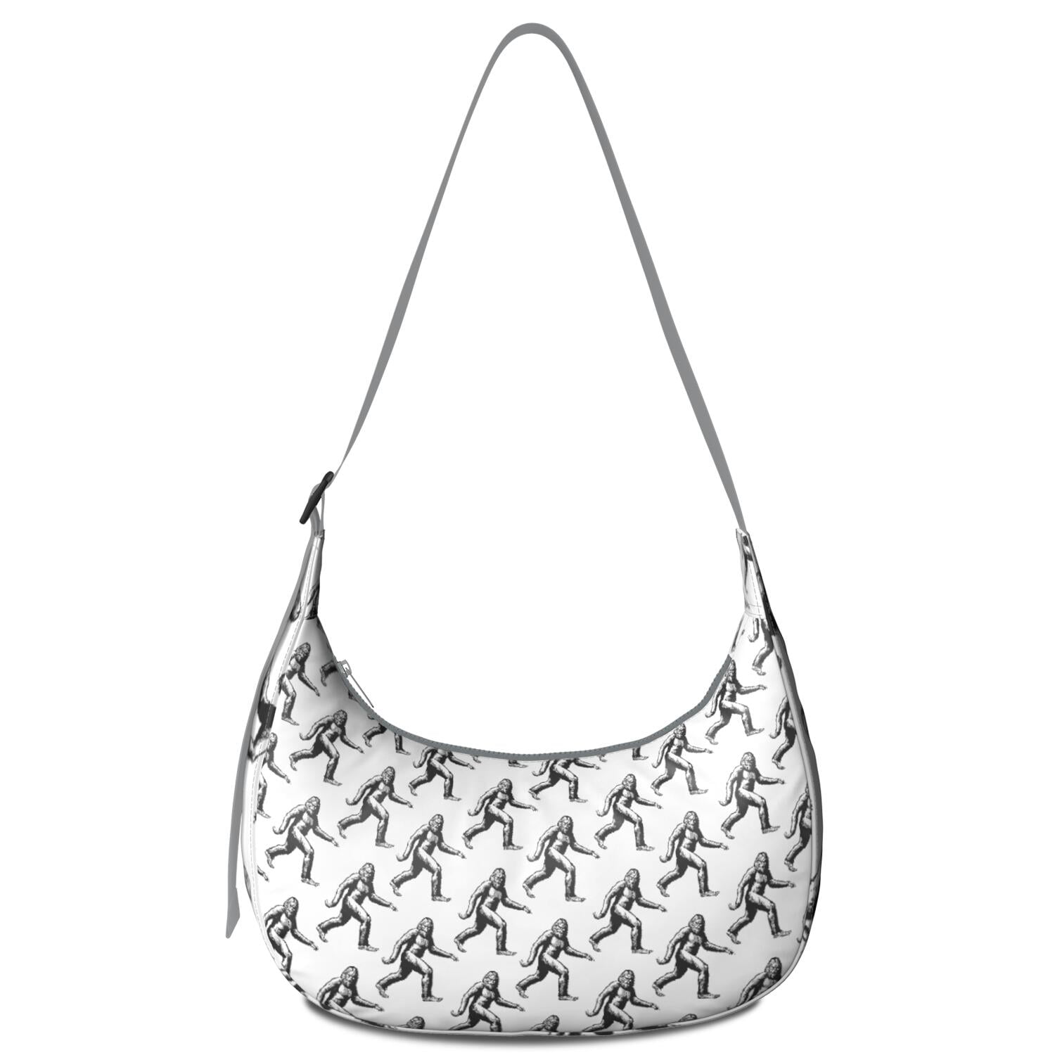 Bigfoot Crossbody Bag for Women Funny Sasquatch Wilderness Corduroy ...