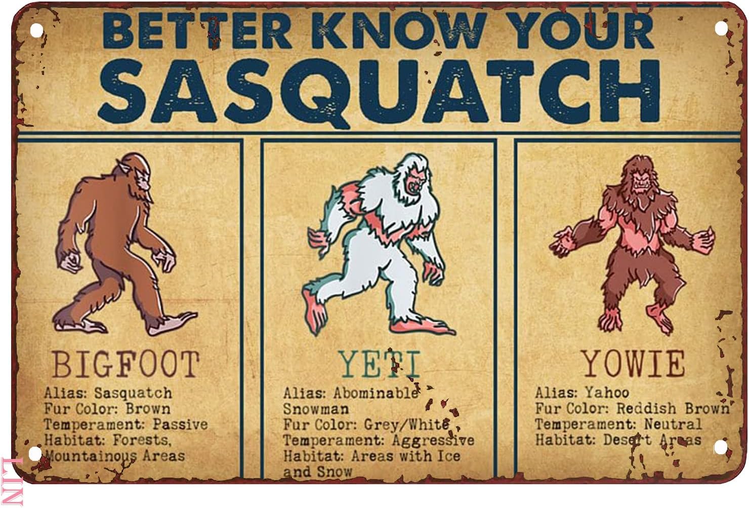Bigfoot Decorations for Yard Bigfoot Better Know Your Sasquatch Bigfoot ...