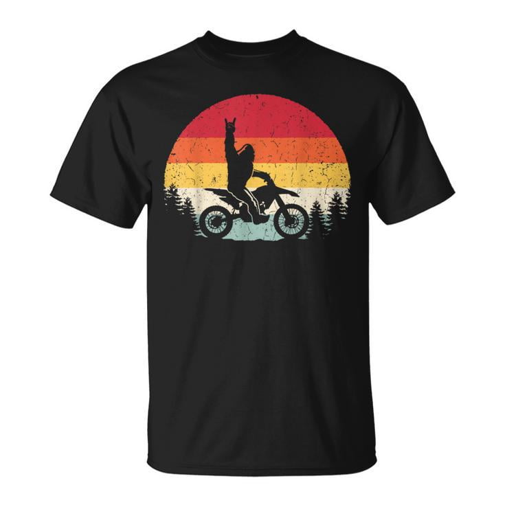 Bigfoot Dirt Bike Motocross Sasquatch Enduro Vintage Graphic Tee Unisex ...