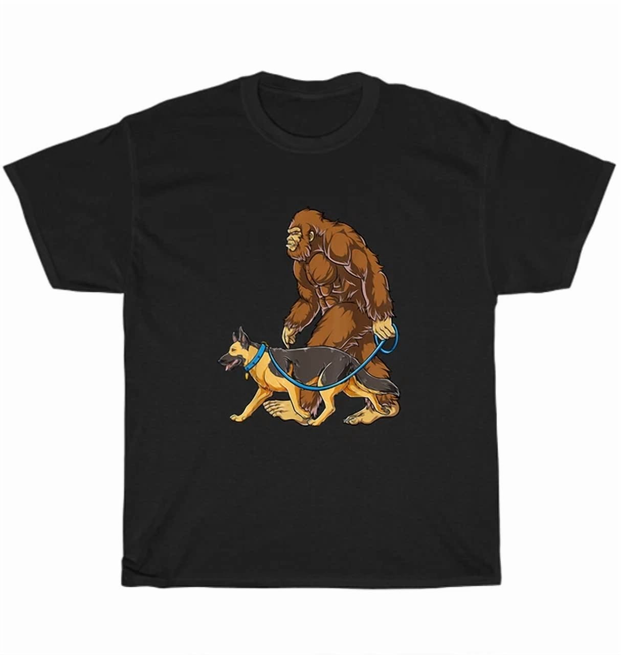 Bigfoot Dog Walk German Shepherd Walker Walking Sasquatch Puppy Lover T ...