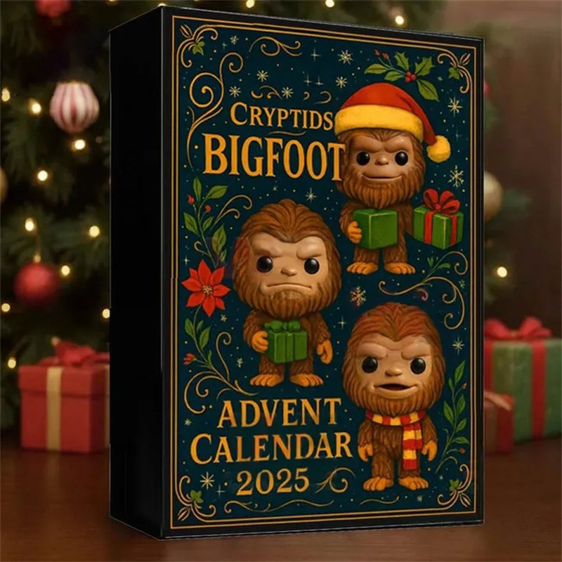 Savage Edition Advent Calendar 2025-24 Unique Sasquatch Ornaments ...